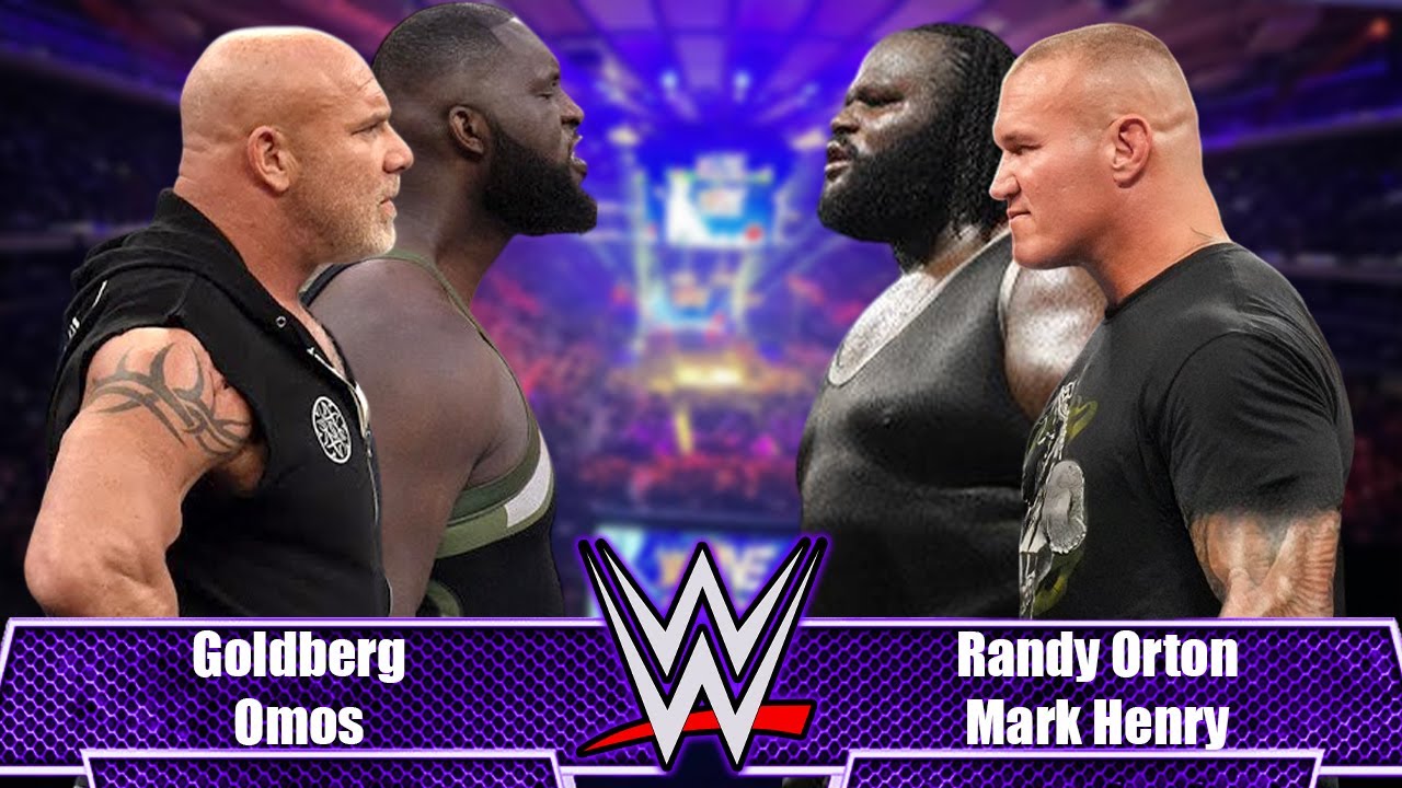 Goldberg & Omos vs Randy Orton & Mark Henry | Tag Team Match: WWE 2K24 ...