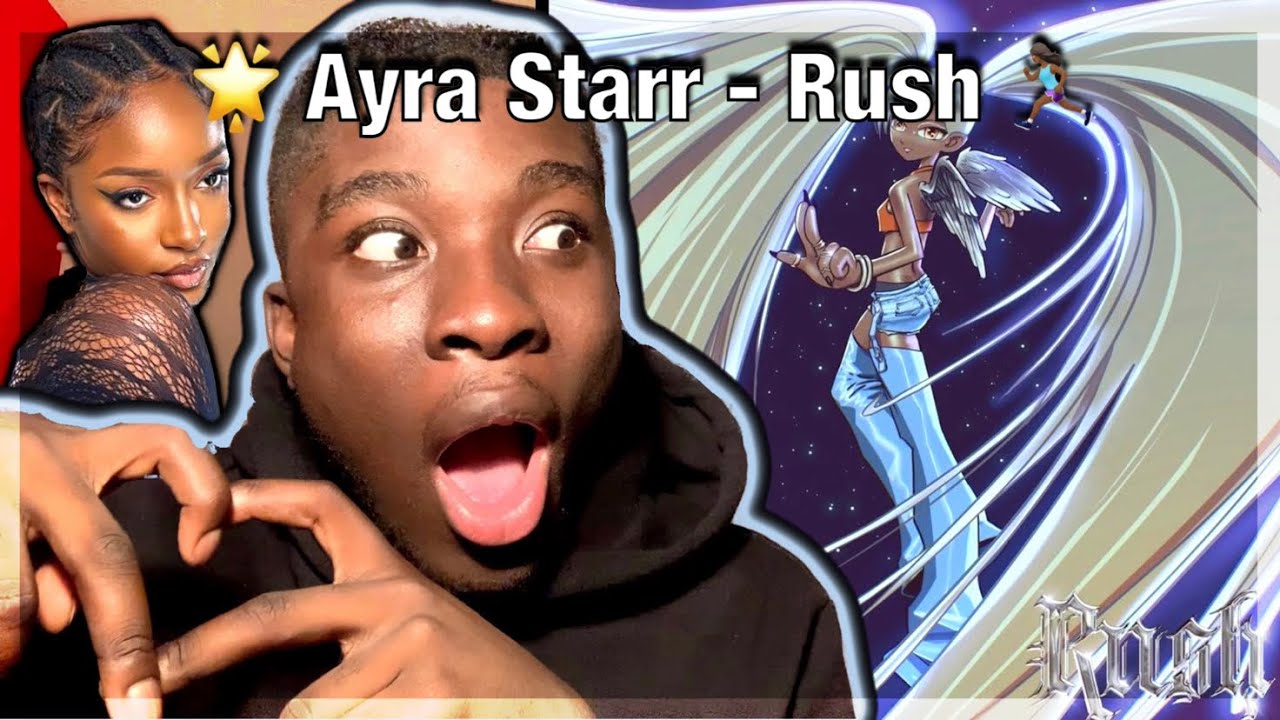 E DEY RUSH🔥| AYRA STARR - RUSH 🏃🏾‍♀️(Lyric Video) REACTION | UK🇬🇧 (Ayra ...