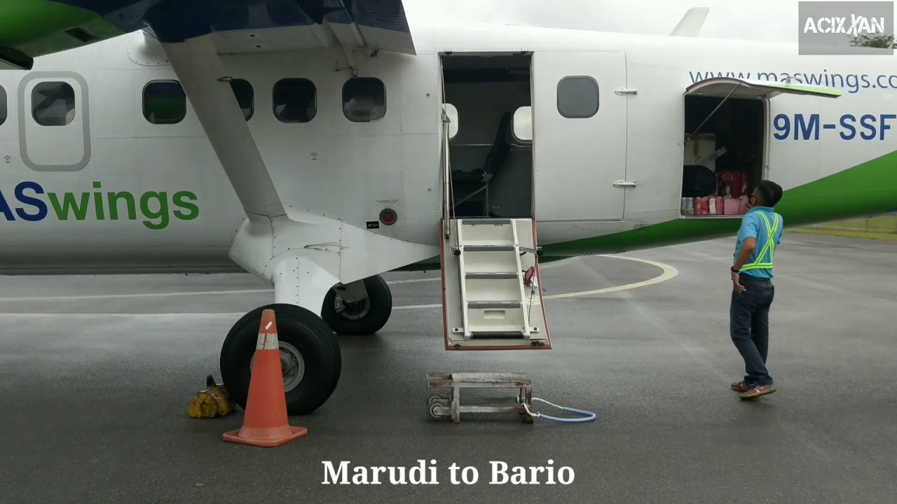 First time fly with MASwing DHC-6 400 twin otter - YouTube