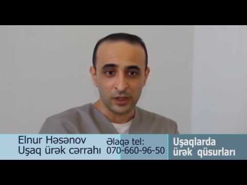 Azerbaycanda rast gelinen anadangelme urek qüsurlarının növleri. Dr.Elnur Hesenov. saglamTV