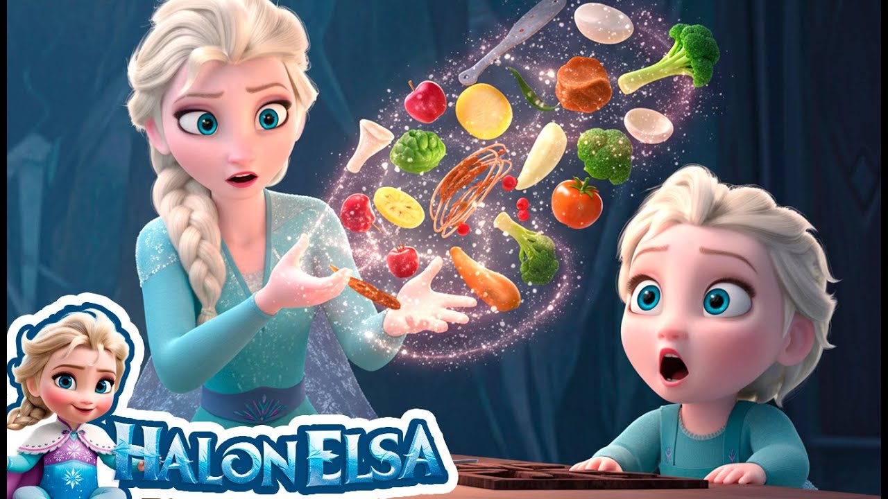 🍲 👧 Elsa Cooks with Magic?! Baby Elsa Giggles! 😂 | Frozen Elsa Disney ...