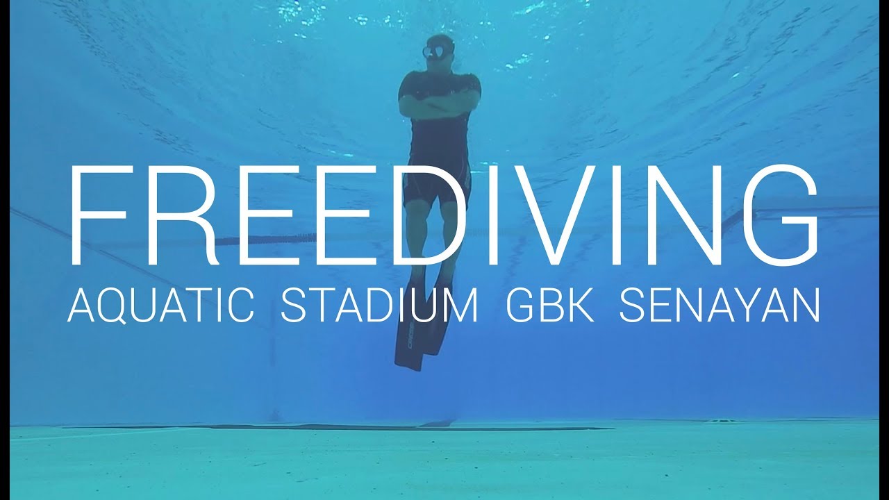 FREEDIVING at Aquatic Stadium GBK SENAYAN - YouTube