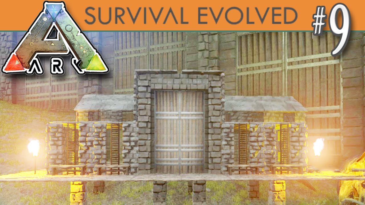 ARK: Survival Evolved - Building a House E09 - YouTube