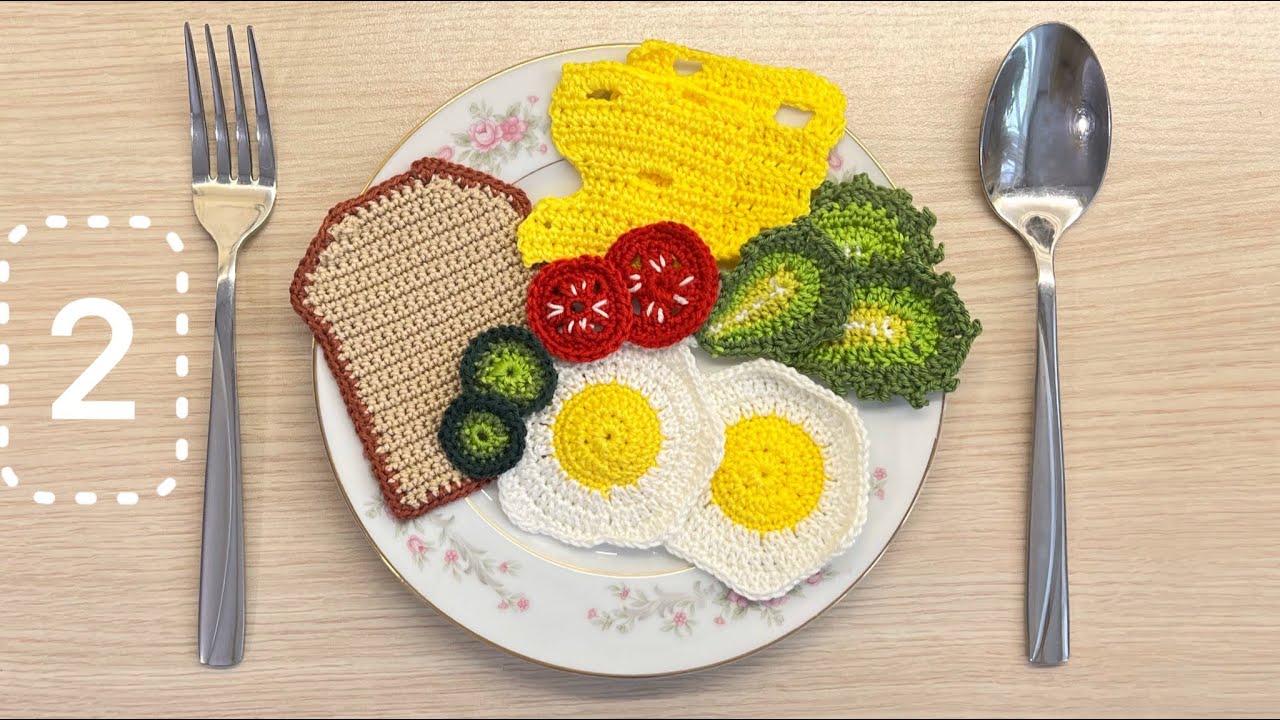 Crochet cheese in 7 minutes - YouTube