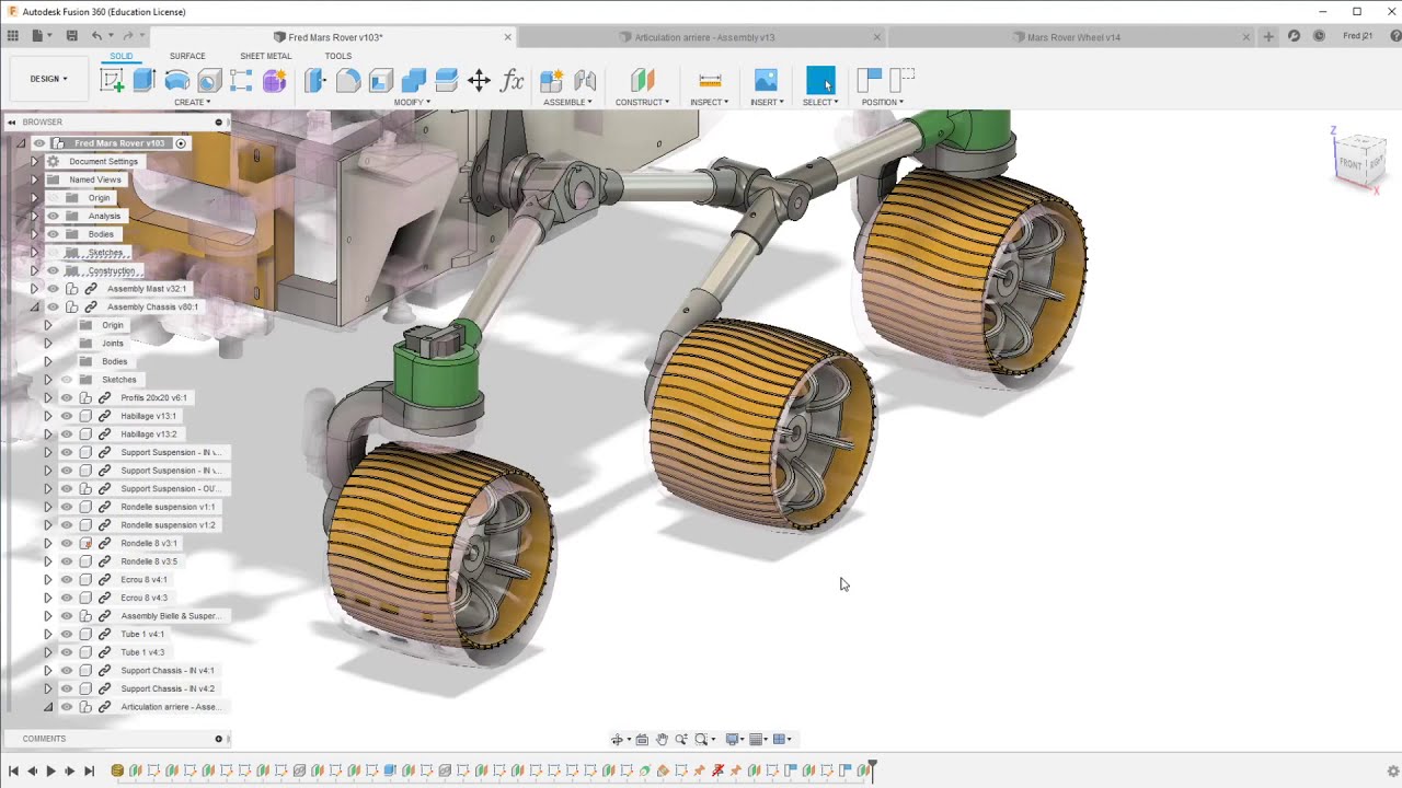 [Mars Rover 2020 Project] Curiosity vs Perseverance Wheels - YouTube
