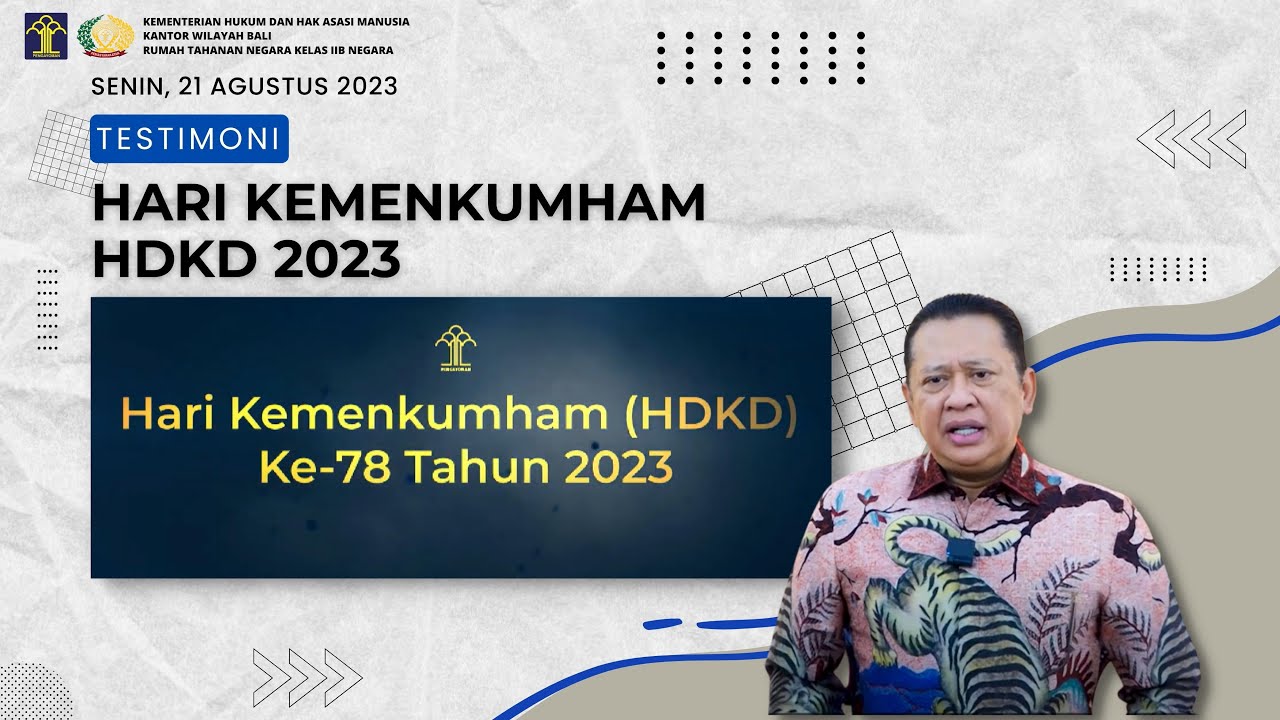 TESTIMONI HARI KEMENKUMHAM HDKD 2023 - YouTube