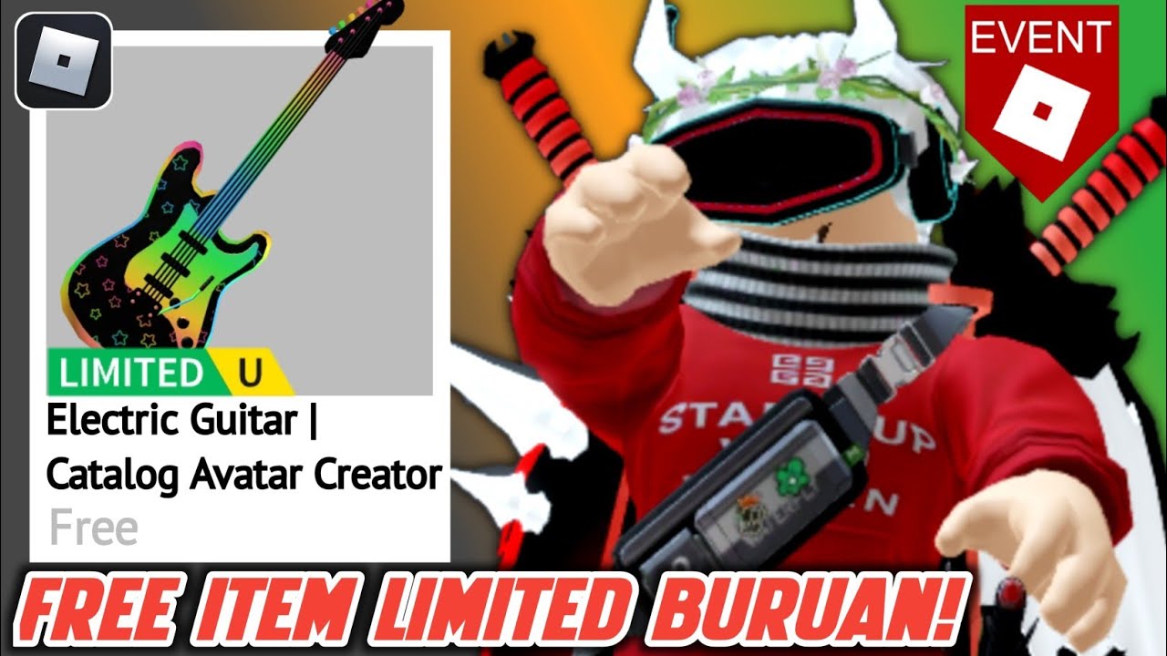 [100K+ STOCK] Cara Mendapatkan ITEM GRATIS LIMITED Electric Guitar Di ...