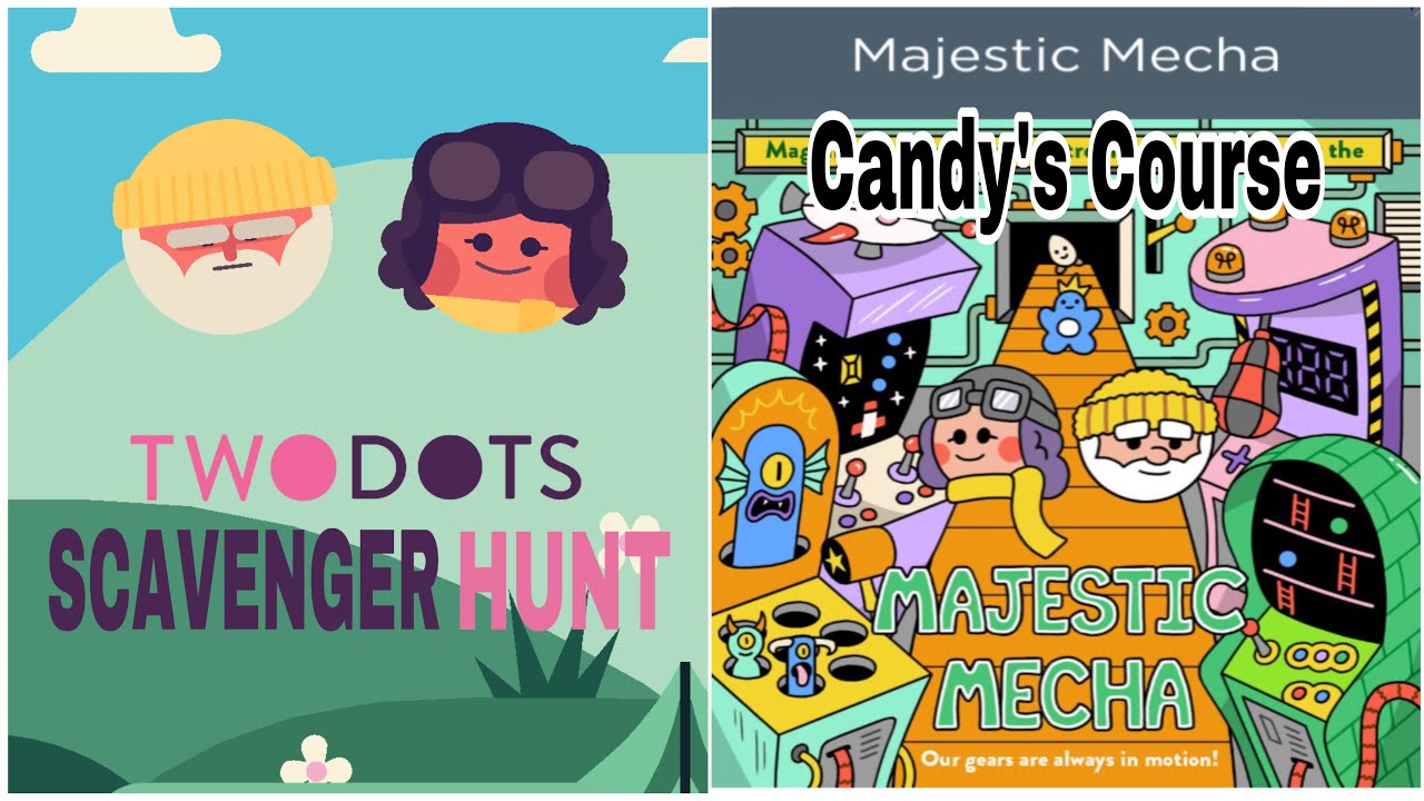 Two Dots Scavenger Hunt | Candy’s Course | Majestic Mecha! - YouTube