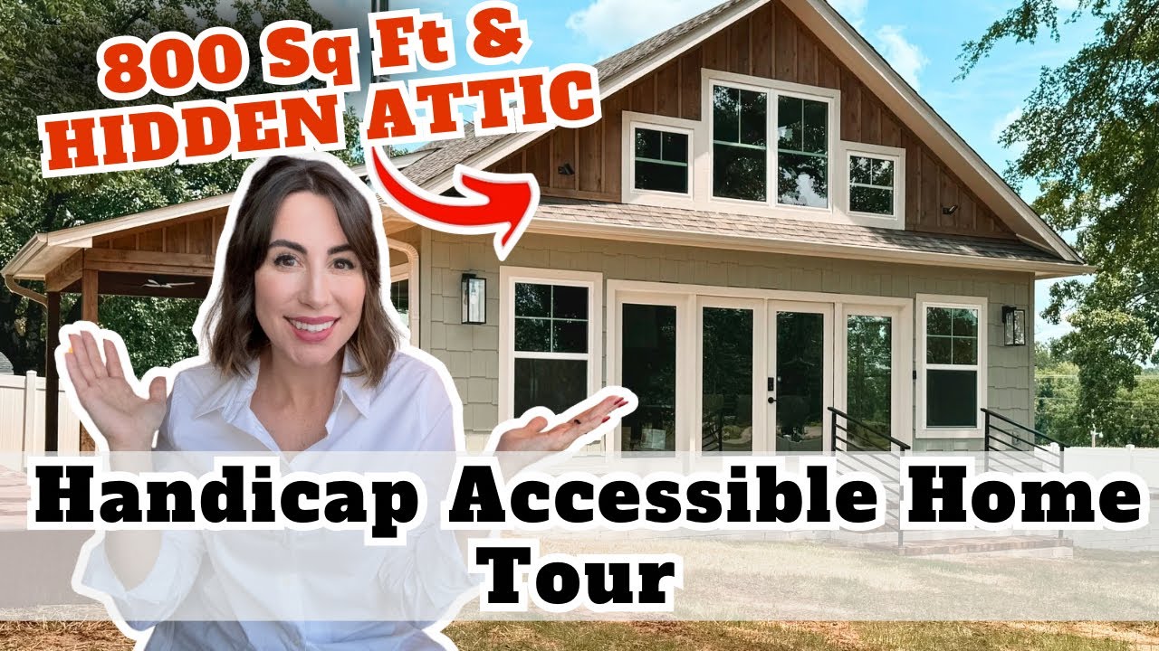 800 sq ft Handicap Accessible Mother In Law House Tour | ADU | ADA ...
