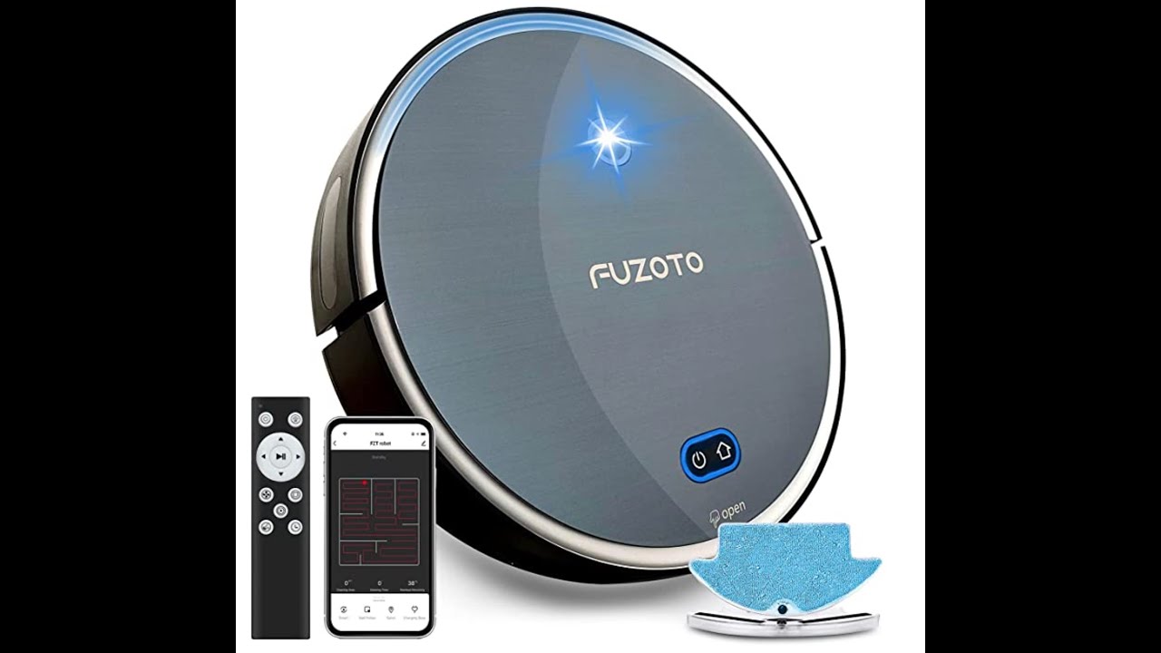 Fuzzy, Fuzoto robot cleaner in action - YouTube
