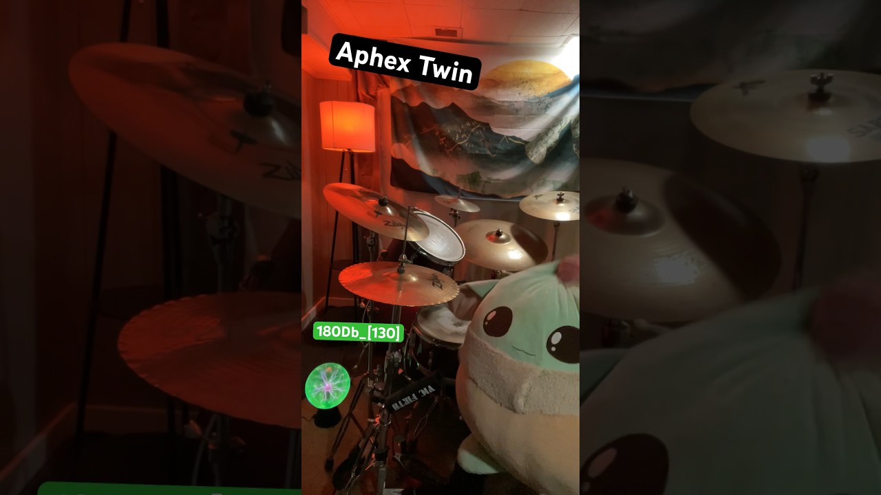 Aphex Twin - 180Db_[130] Short Groove. Album:Syro. #drums #drumcover # ...