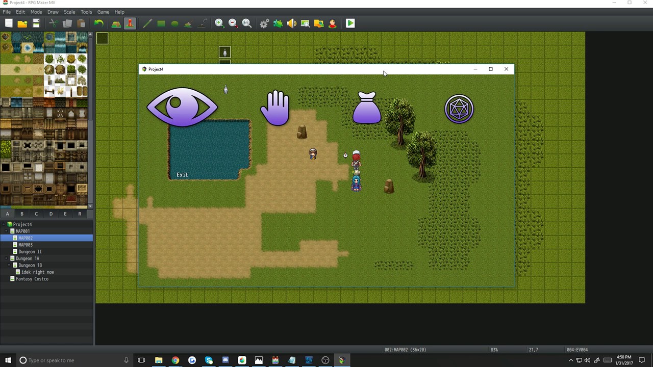 Adventure Game Style Interface - YouTube