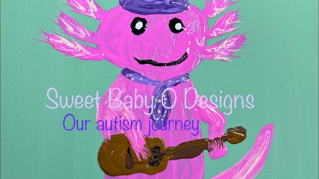 Painting with my autistic son Owen to work on his fine motor skills and ...