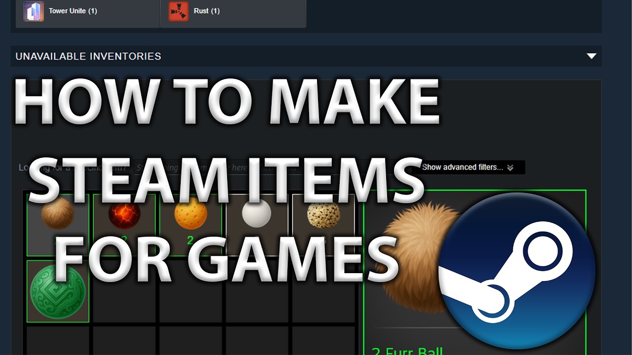 Steam Inventory Items Game Dev Tutorial - YouTube