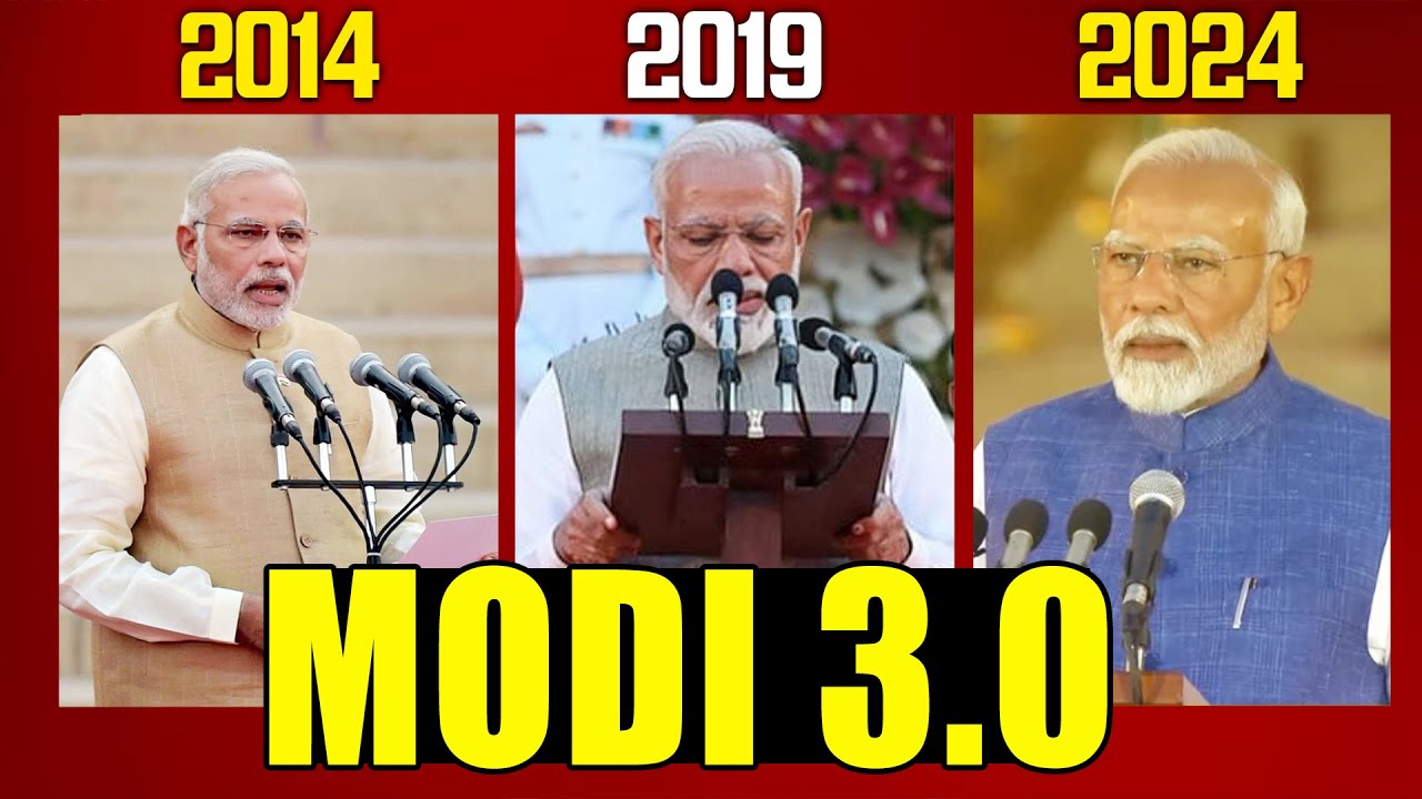 MODI 3.0🔥 Narendra Modi Takes Oath As Prime Minster For Three Terms ...