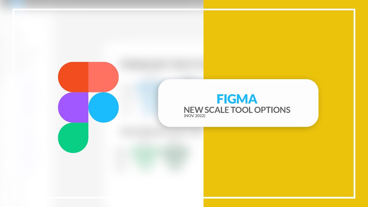Figma: New SCALE TOOL options - YouTube