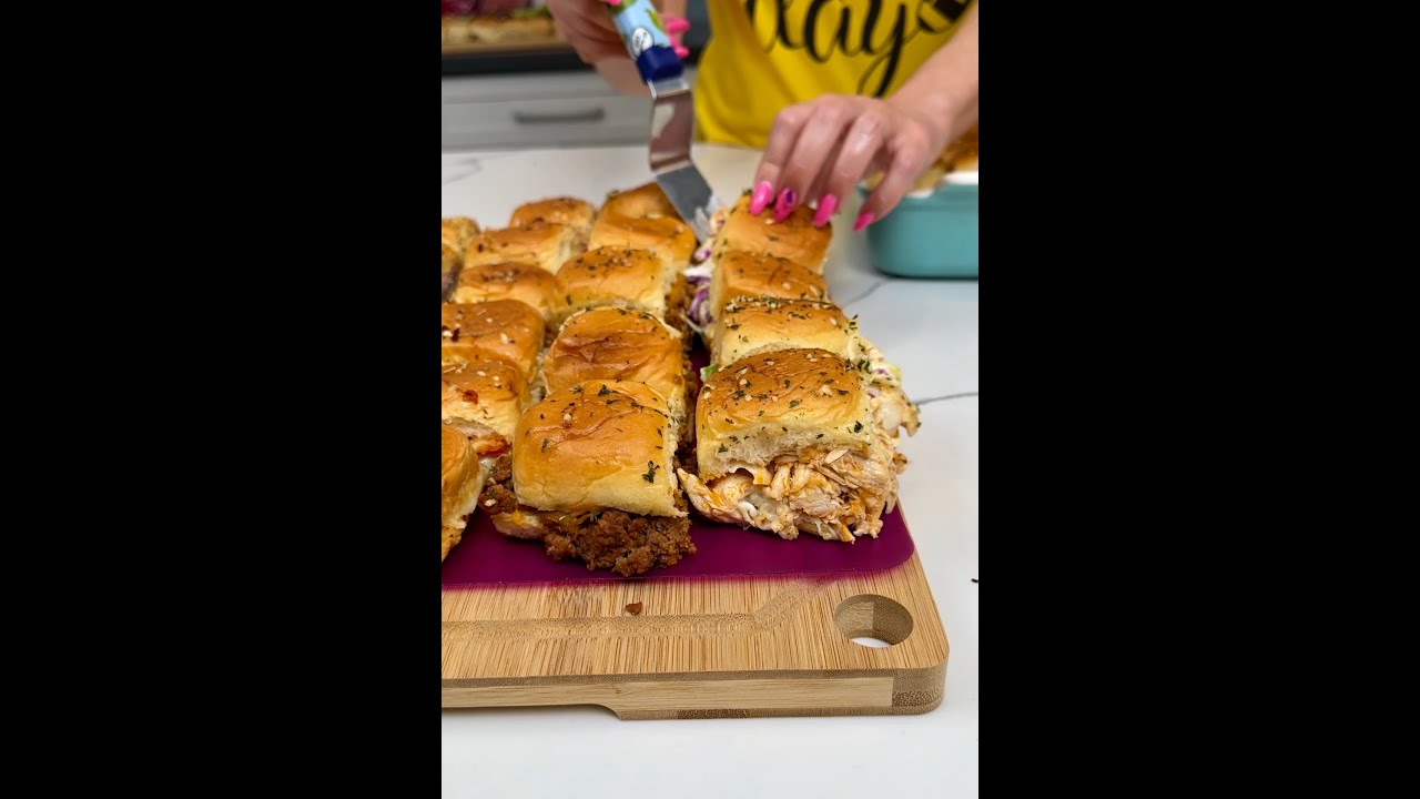 Easy game day sliders! - YouTube