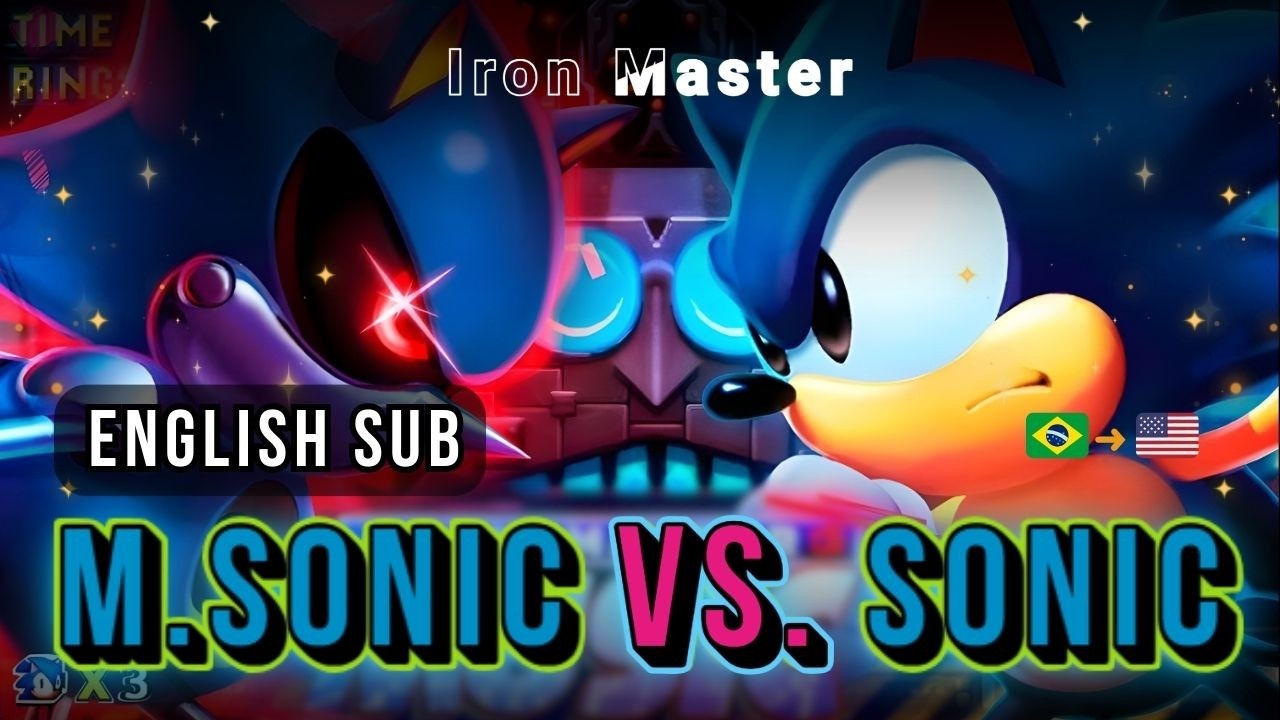 Sonic VS Metal Sonic (Sonic) - Iron Master English Lyrics | Delírio 🇺🇸 ...