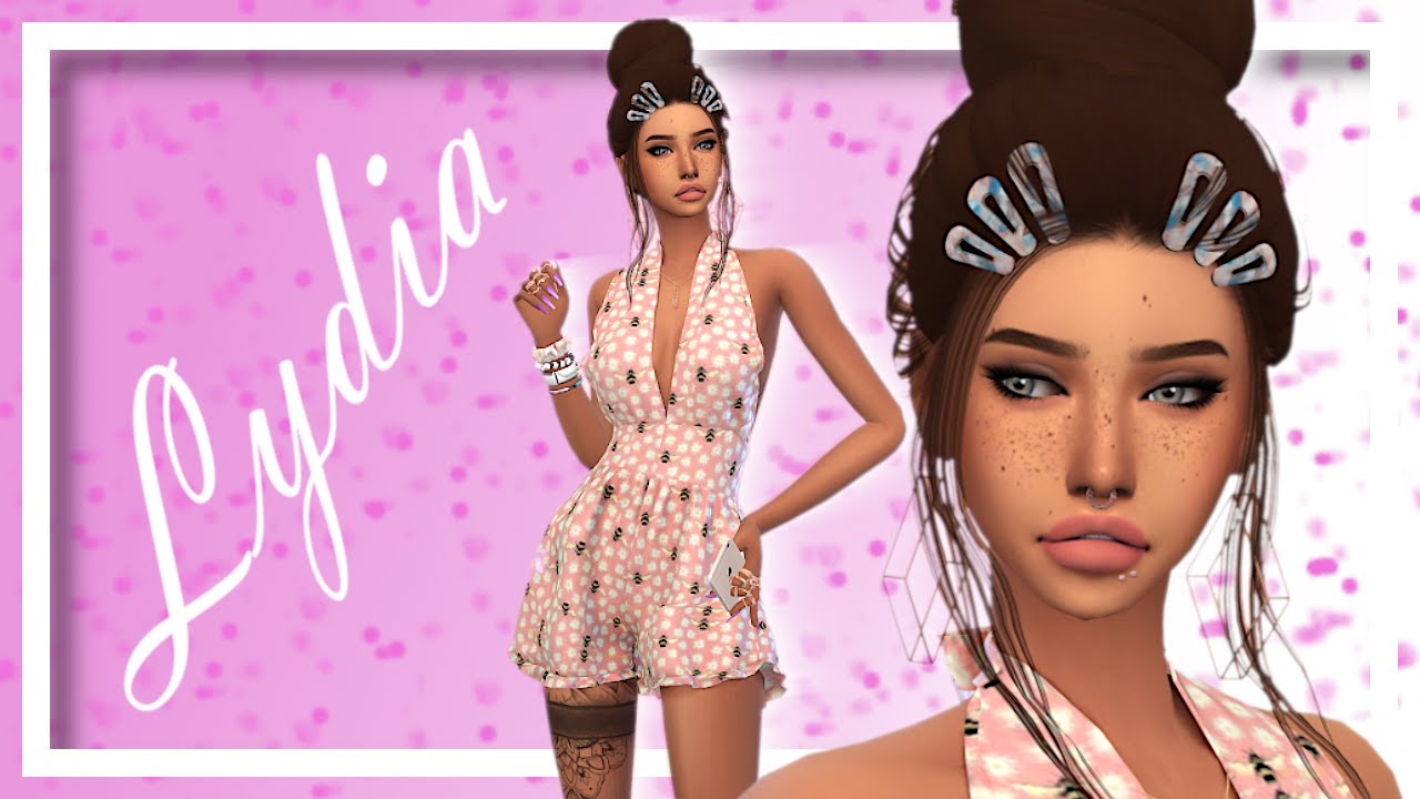 ♥️ Lydia Moon | The Sims 4 Create a Sim #3 | + Full CC List ♥️ - YouTube
