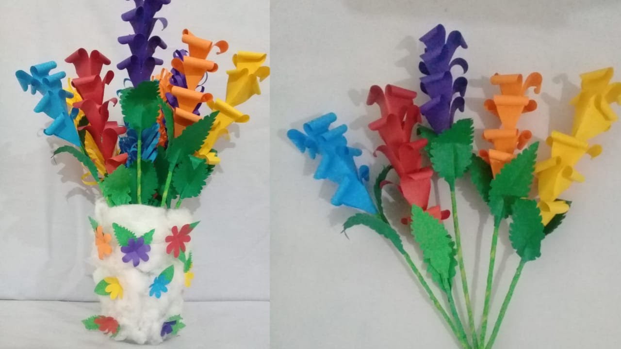 Hand made flowers and Guldan - YouTube