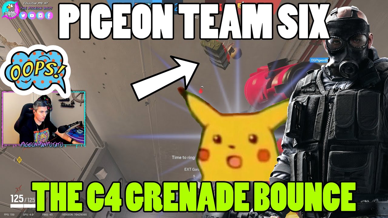 The C4 Grenade Bounce - Pigeon Team Six - YouTube