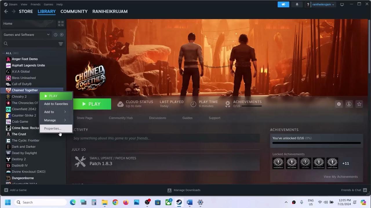 Fix Chained Together Not Loading/Stuck On Loading Screen On PC - YouTube