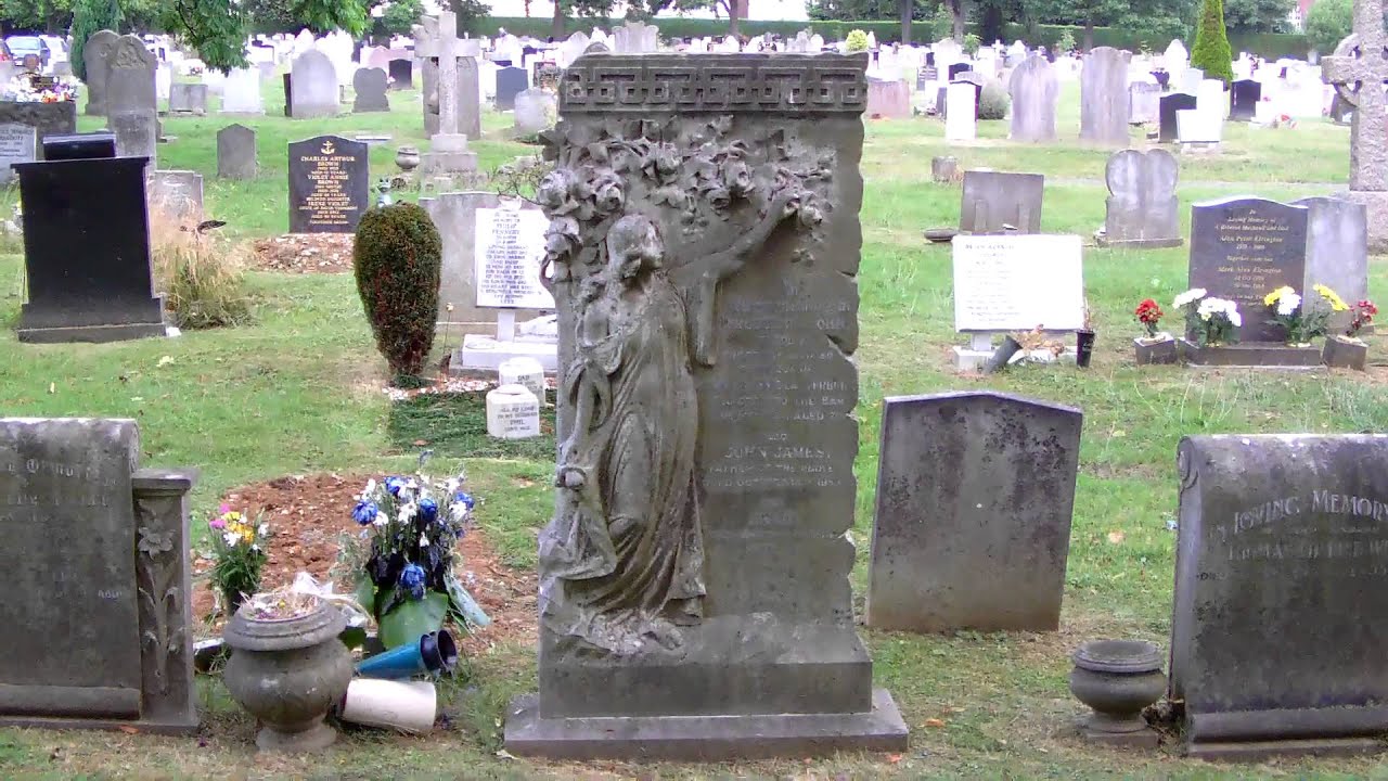 Gothic Grave Headstone - YouTube