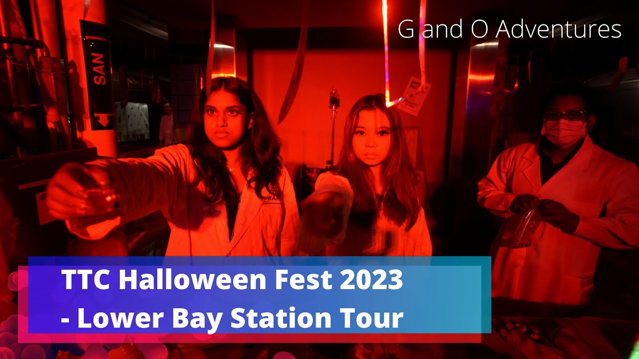TTC's Halloween Fest 2023 - Lower Bay Station Tour - YouTube