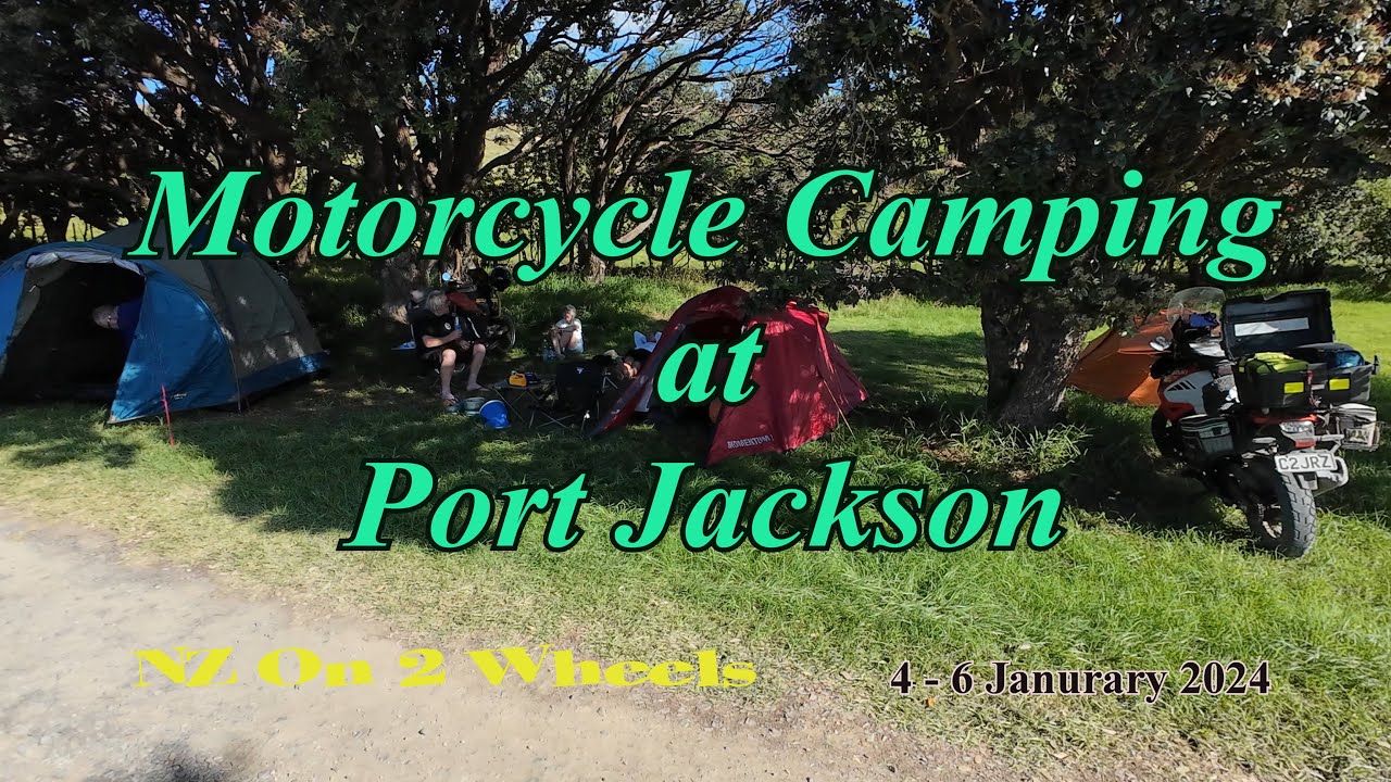 Motorcycle Camp at Port Jackson - YouTube