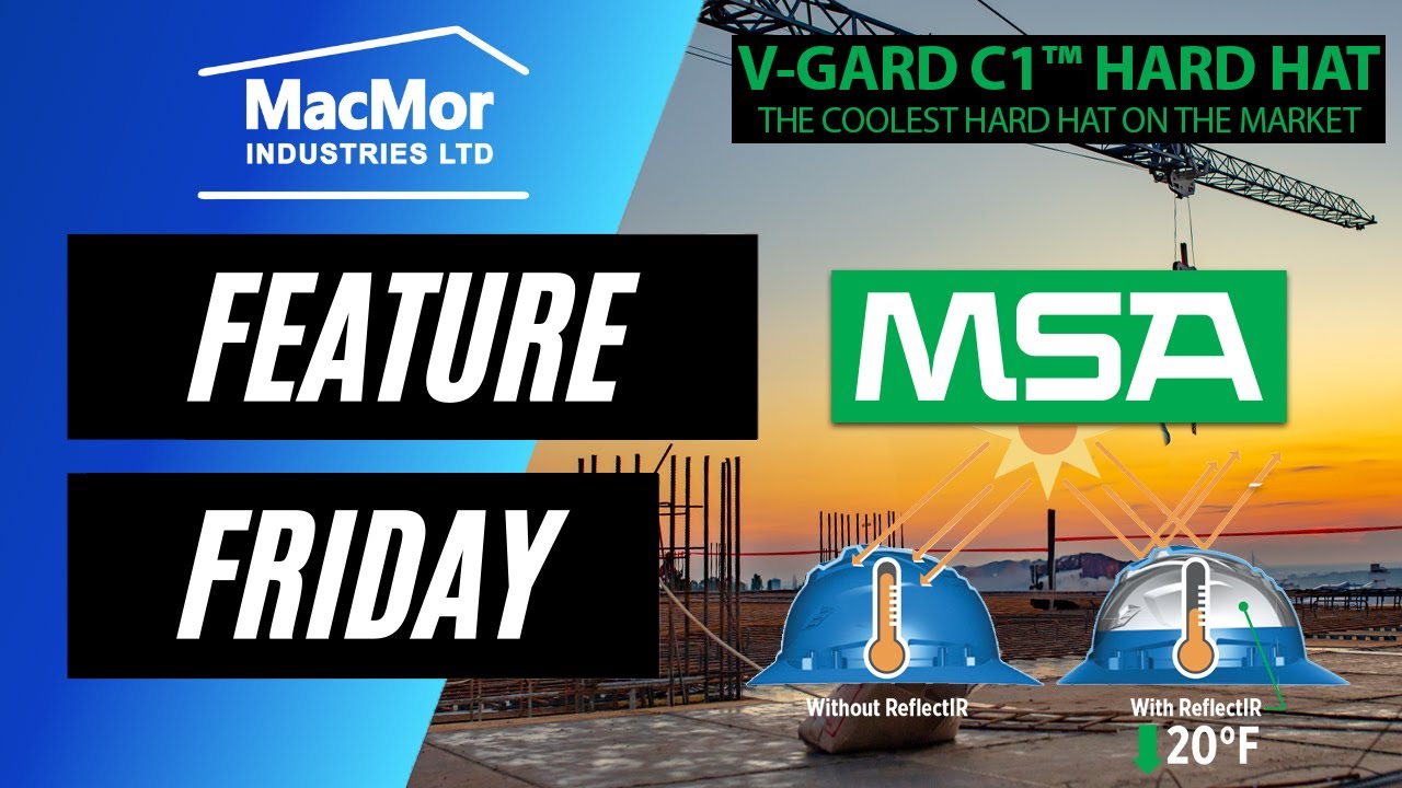 MSA's V-Gard® C1™ Hard Hat - The Latest Technology for Preventing Heat ...