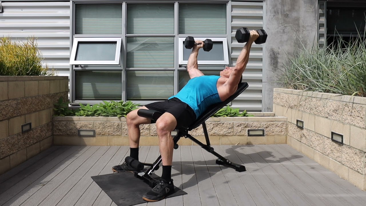 Incline DB Flye - Incline DB Press - Alt DB Incline Press - YouTube
