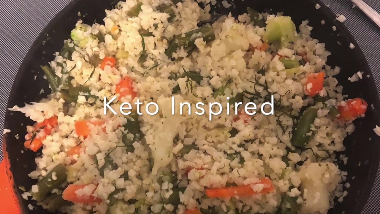 Keto Friendly Cauliflower Rice - YouTube