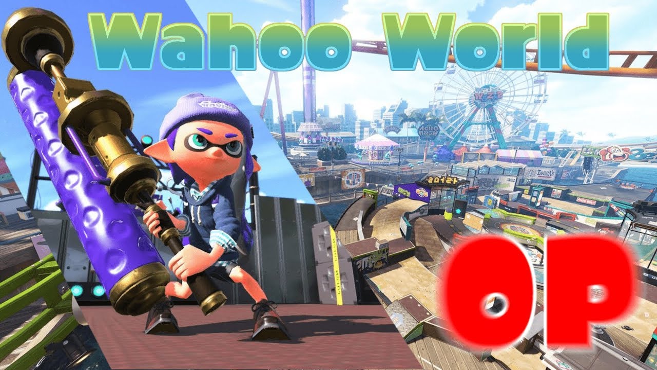 [Splatoon 2] Over Powered Dynamo Roller at Wahoo World. - YouTube