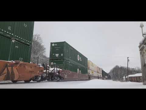 NS 6959 leads a frozen 23K - YouTube