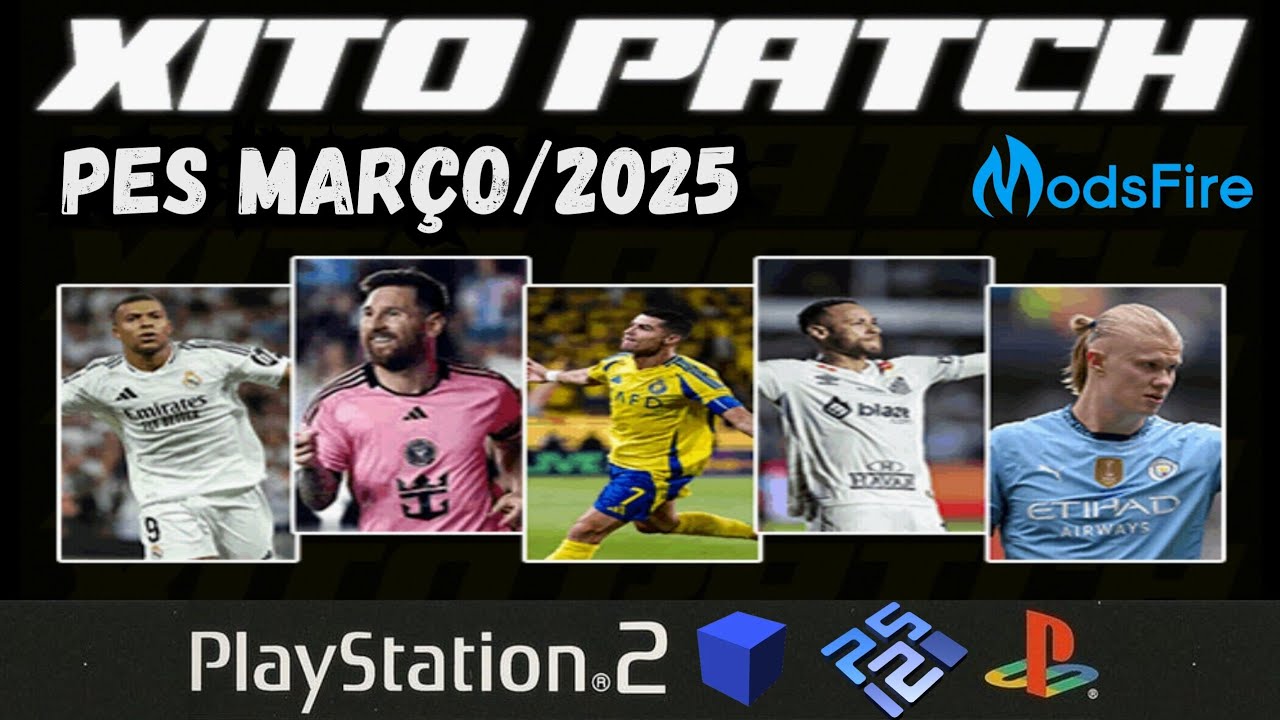 PES XITO PATCH 2025 (Março) PS2 ISO Download Grátis - YouTube