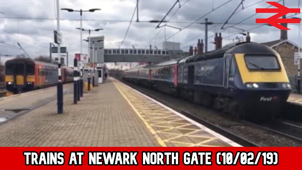 Trains at Newark North Gate (10/02/19) - YouTube