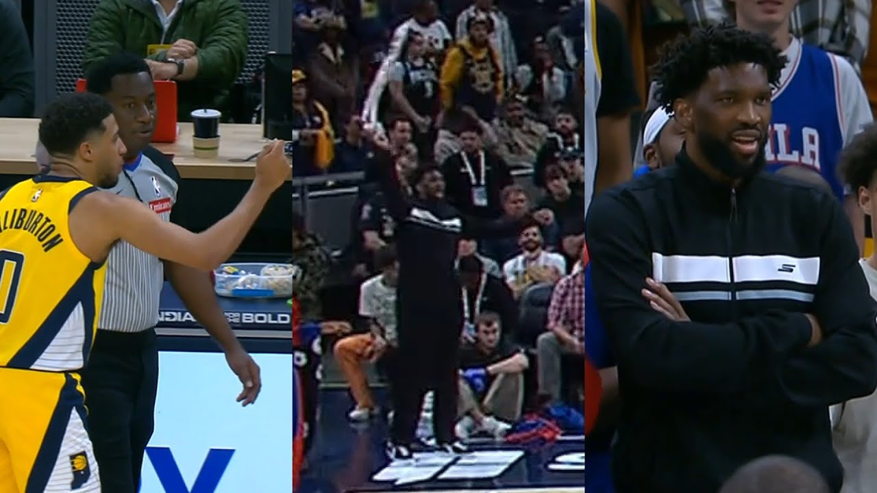 Joel Embiid gets tech for waving towel on bench while not even playing ...