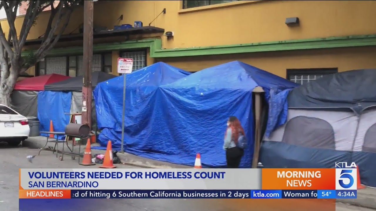 Volunteers needed for homeless count in San Bernardino - YouTube