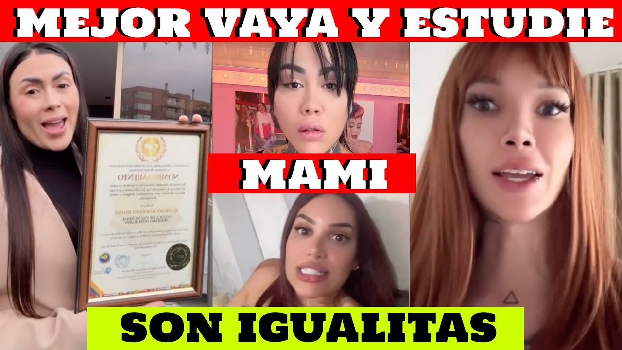 EPA COLOMBIA YINA CALDERON VS CAMI PULGRARIN ¡SE SACAN LOS CUEROS AL ...