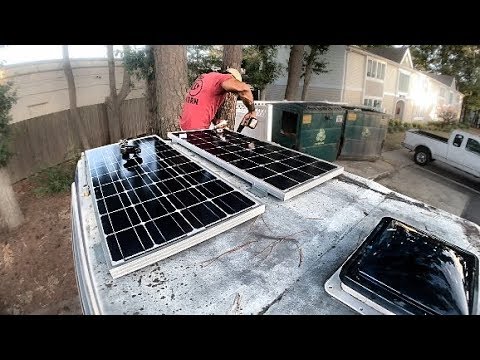 Building a Solar Powered Camper Van | DIY Off Grid Solar Explained ...