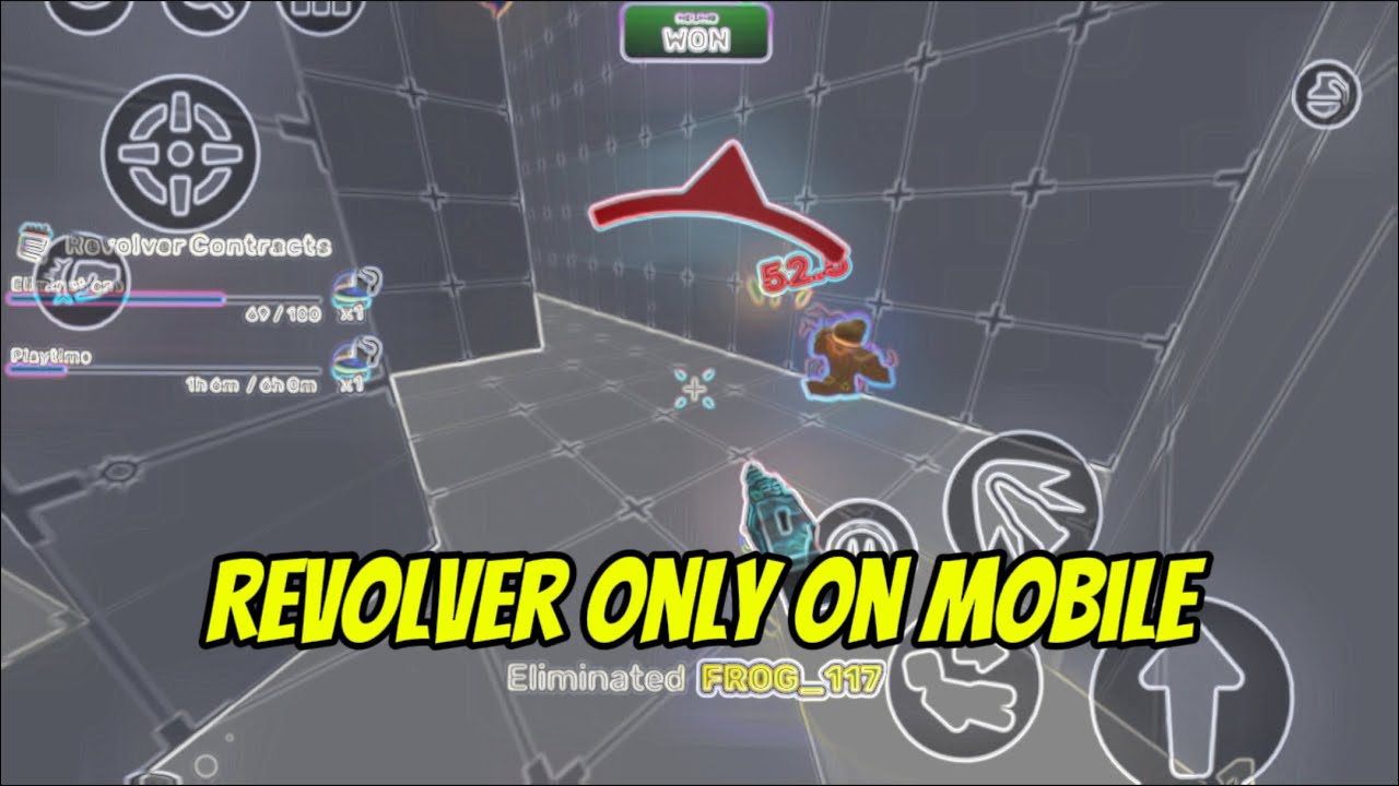 Pro Mobile Player DOMINATES with a Revolver only (Rivals edit) - YouTube