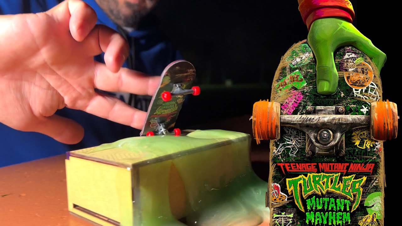 FINGERBOARD! Tartarugas Ninja - YouTube