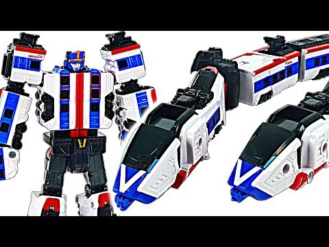 Tobot V Power Train appeared! 5 combine wiht Master V! #DuDuPopTOY
