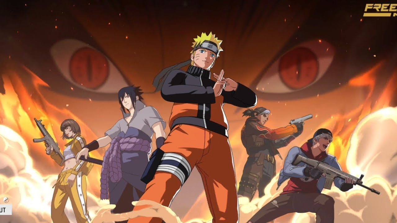 Free Fire Naruto theme interface 🤩 - YouTube