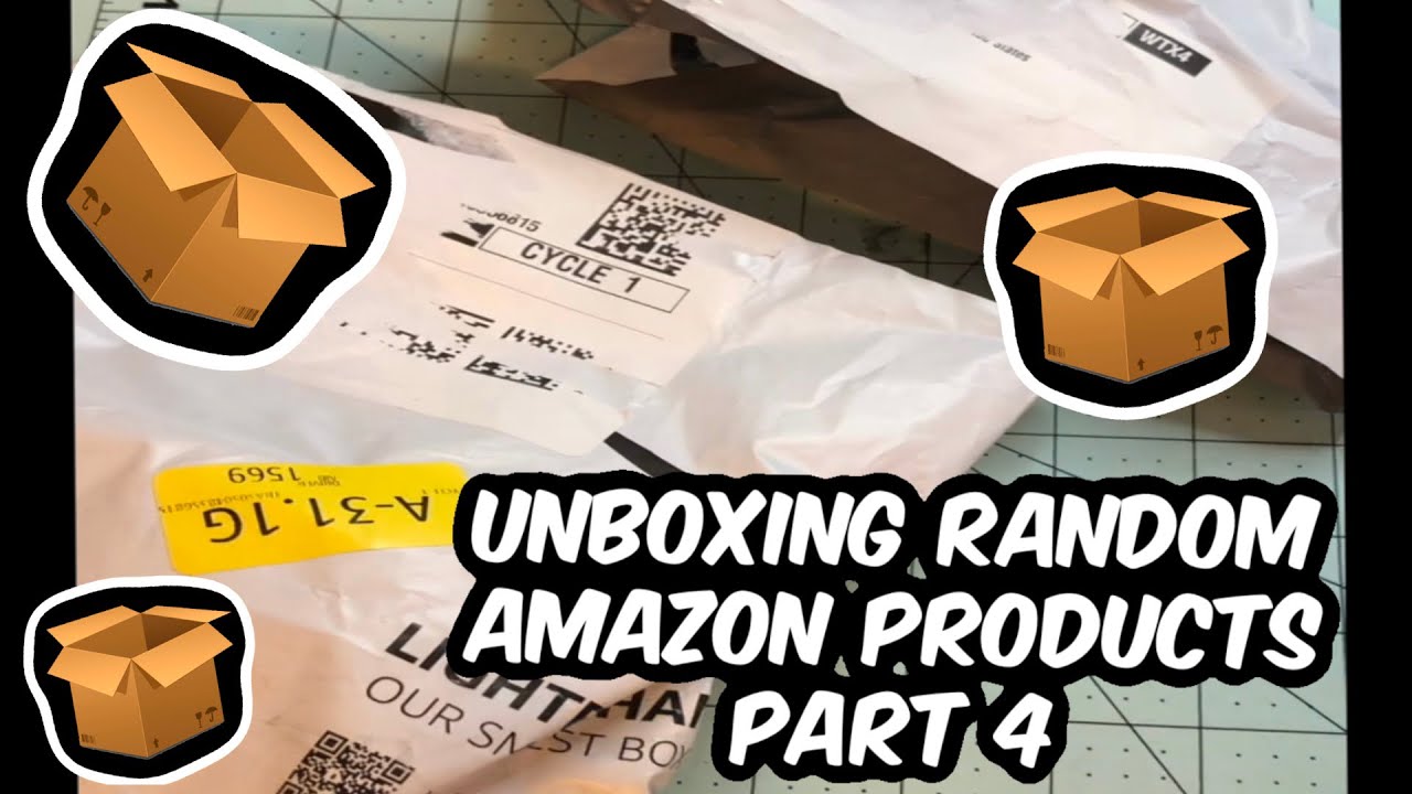 Unboxing Random Amazon Products- Part 4 - YouTube
