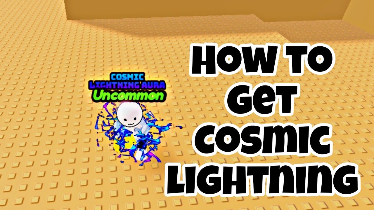 How to Get Cosmic Lightning Aura in Find the Auras Roblox | Cosmic ...