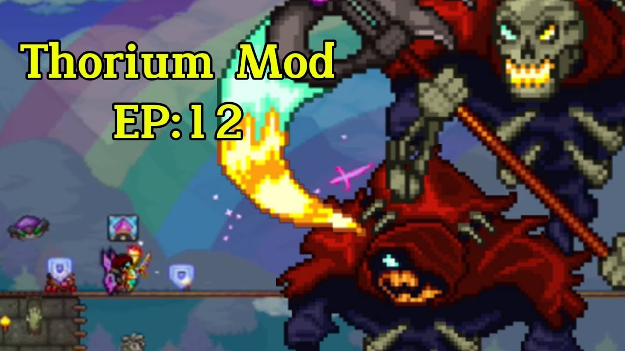 EP12 สู้เดือดราชาคนไร้ชีวิต-Terraria Thorium Mod - YouTube