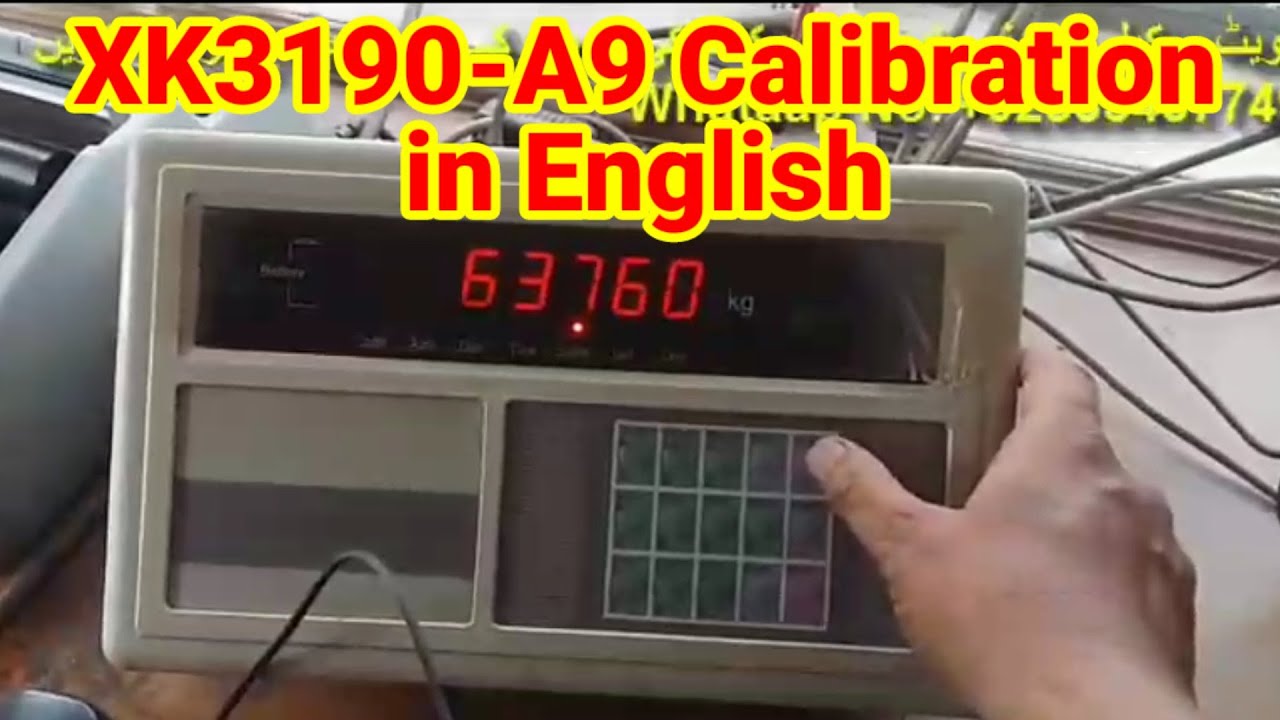 XK3190 A9 Weighing Indicator Calibration in English | xk3190-a9 ...