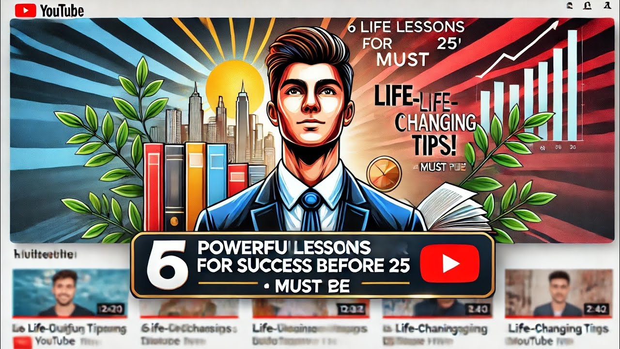 6 Powerful Life Lessons for Success Before 25 | Must Watch - YouTube