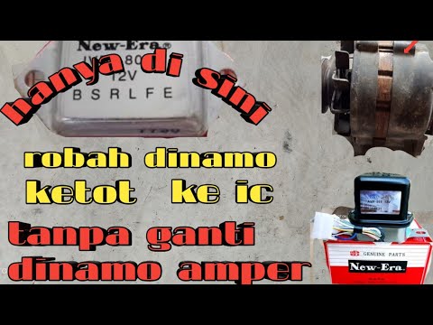 cara rubah dinamo amper ketot ke ic